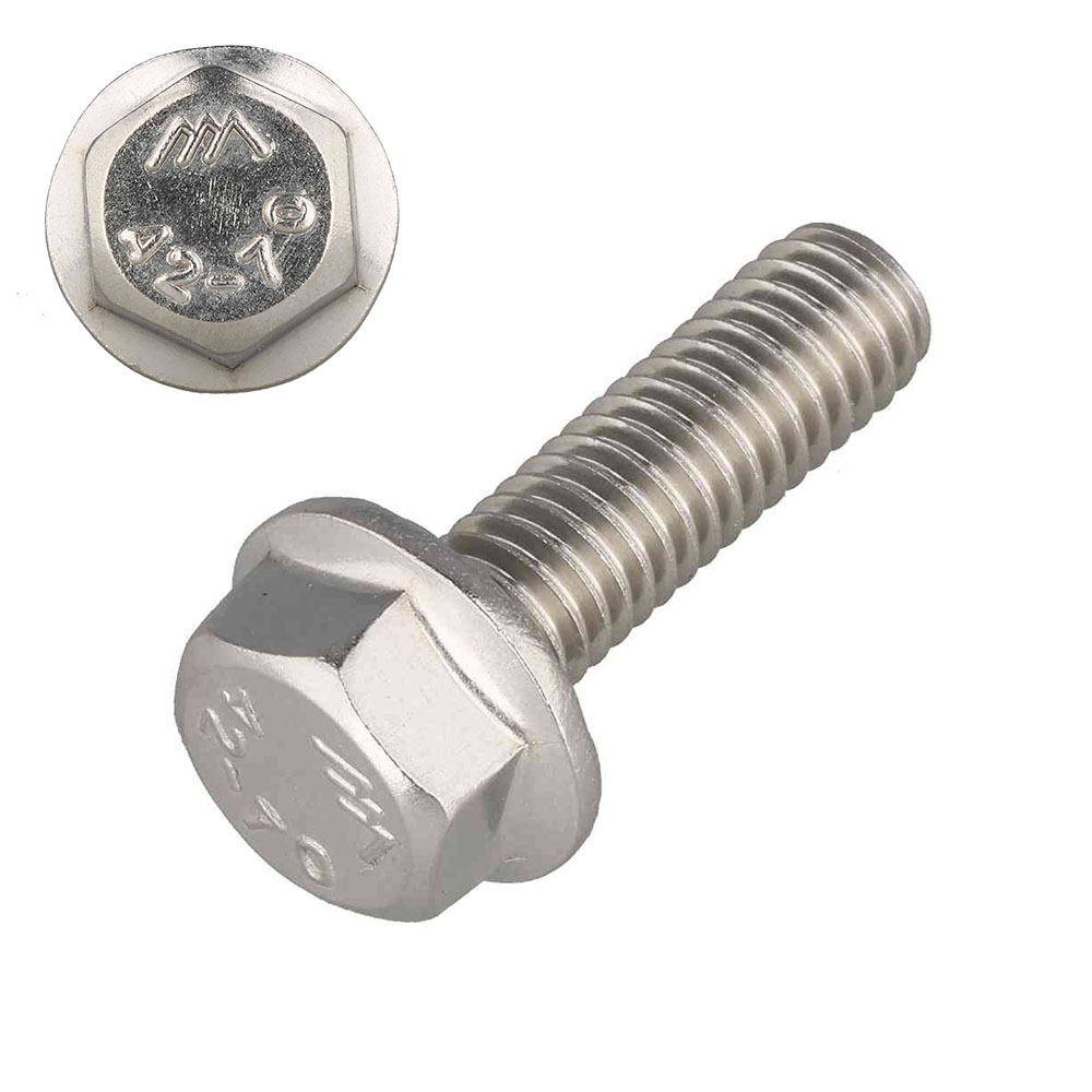 DIN 6921 Sechskantschraube – Edelstahl A2-70 – mit Flansch ...